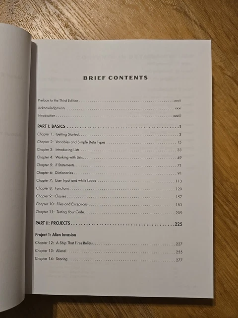 PYTHON CRASH COURSE, 3rd Edition: A Hands-On, Project-Based ...