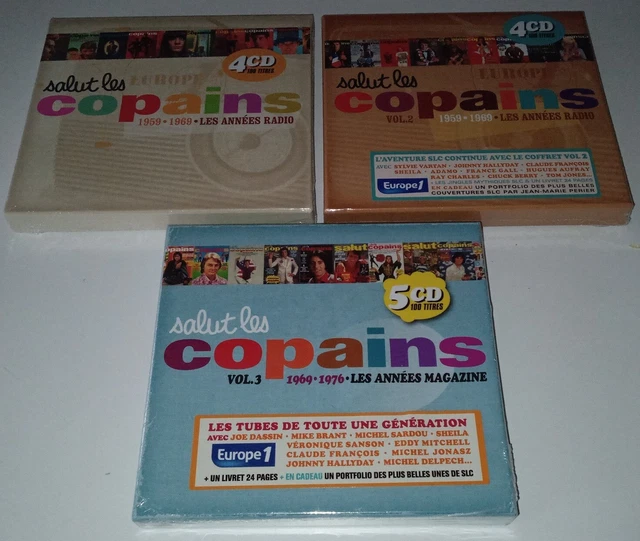 NEUF SCELLE SALUT Les Copains Coffret Pour 13 Cd Volume 1/2/3 Johnny ...