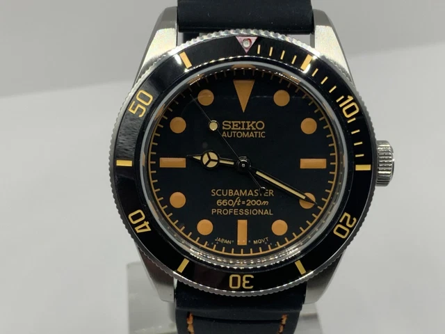 SEIKO SCUBAMASTER PROFESSIONAL No Date Nh35 Automatic 200M Diver Orange ...