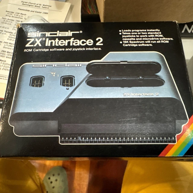 VINTAGE SINCLAIR SPECTRUM ZX Interface 2 Joystick interface Rom ...