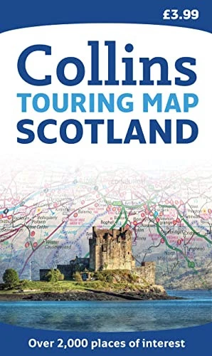 SCOTLAND TOURING MAP (Collins Touring Maps), Collins Uk £4.49 - PicClick UK