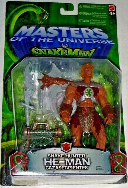 MOTU 200X SNAKE HUNTER HE-MAN Masters of the Universe NEW SEALED He Man ...