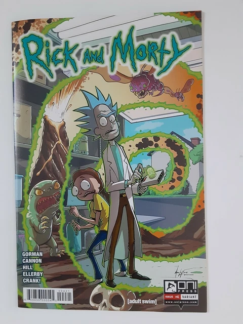 RICK AND MORTY VARIANT Mark Lapierre #4 cover ADULT SWIM SHORT PRINTED ...