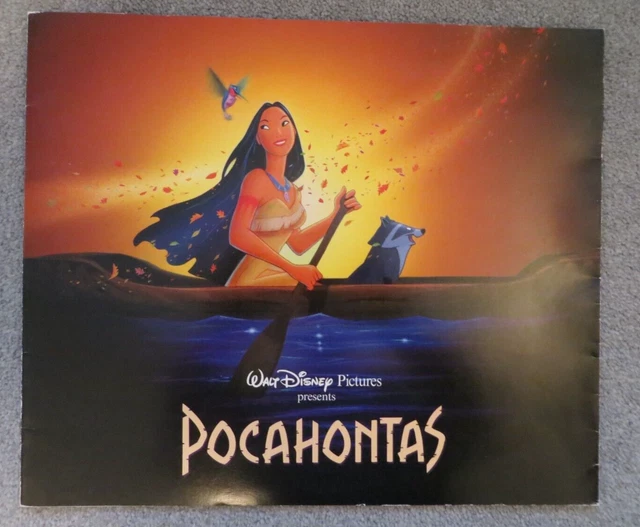 DISNEY POCAHONTAS 1995 Odeon Premiere Commemorative Booklet/ Souvenir ...