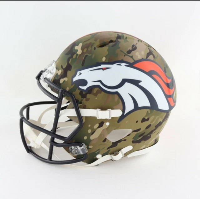 DREW LOCK RIDDELL Denver Broncos full-size authentic helmet ...