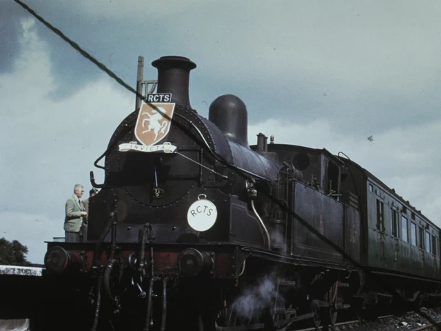 COLOUR RAIL SLIDE No:BRS404-BR Locomotive No:31671 at Sheerness-On-Sea ...