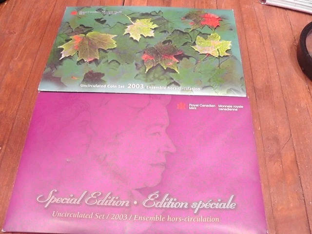 CANADA 2003 PL Proof Like Uncirculated and Special Edition Coin Sets ...