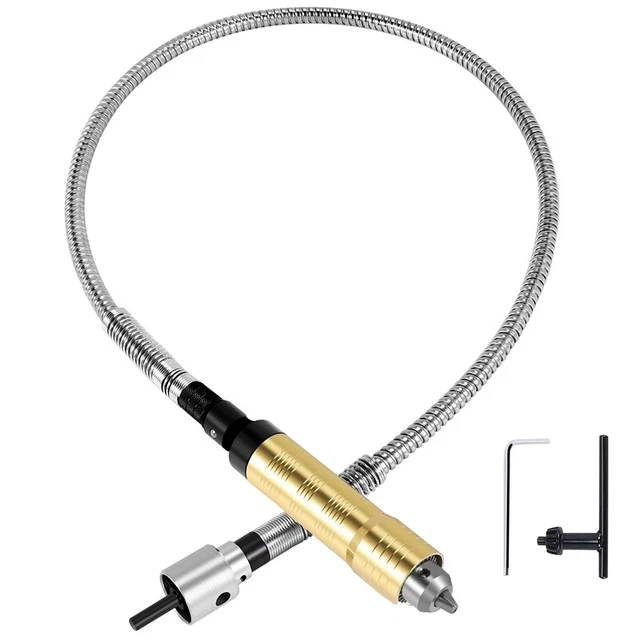 ROTARY GRINDER TOOL Flexible Flex Shaft Fits + 0.3-6.5mm Handpiece For ...
