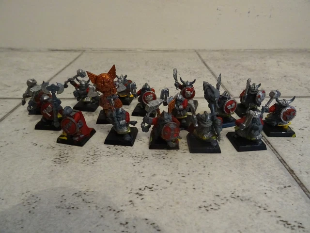 BOÎTE DE 16 guerriers nains - Warhammer EUR 20,00 - PicClick FR