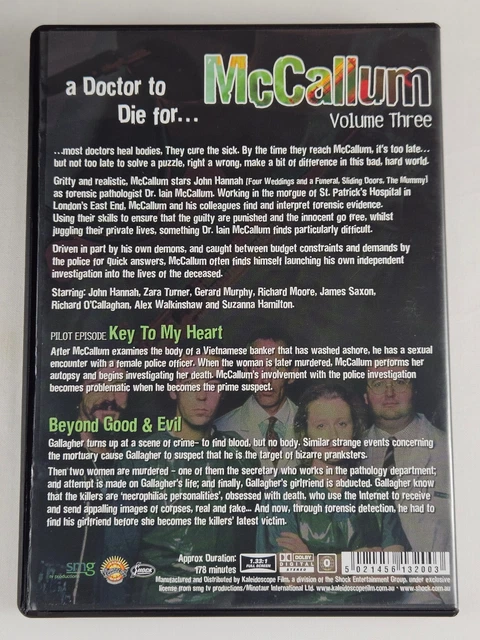 MCCALLUM VOLUME THREE DVD - Region ALL PAL - VGC £6.33 - PicClick UK