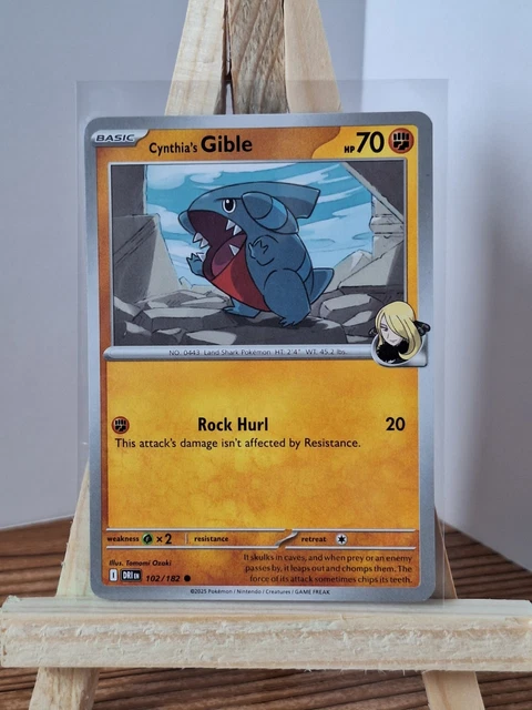 2025 DESTINED RIVALS Pokemon TCG Cynthia's Gible (Basic - 102/182) $0. ...