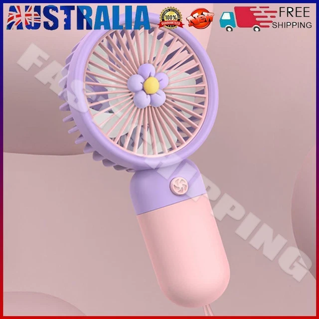 AU DESKTOP TABLE Cooling Fan Cute Design Desk Cooling Face Fan (Pink ...