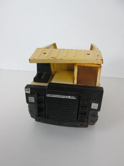 VINTAGE 1986 REMCO Caterpillar Tractor CAT Dump Truck Metal Body Toy ...