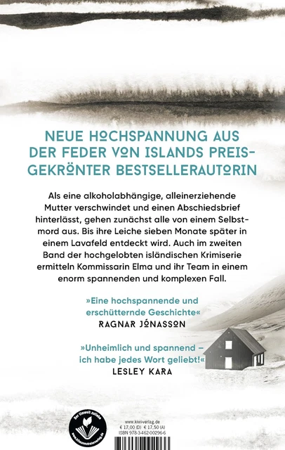 EVA BJÖRG ÆGISDÓTTIR Freyja Melsted Verlogen: Ein Island-Krimi (Poche ...