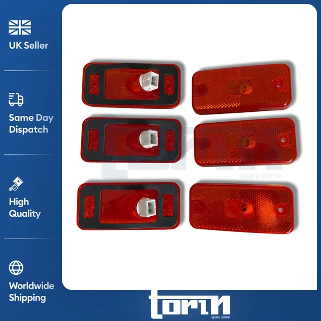6X SIDE MARKER Light Lamps Fits Citroen Relay Fiat Ducato Peugeot Boxer ...