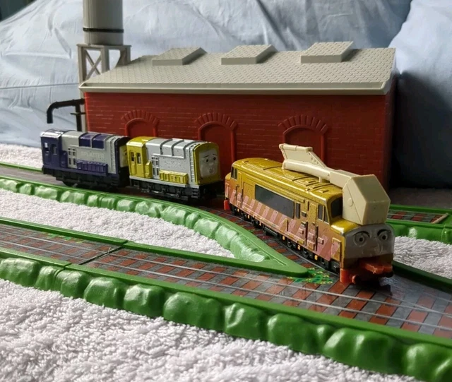 ERTL SPLATTER, DODGE And Diesel 10 Thomas the Tank Engine 2001 Die Cast ...