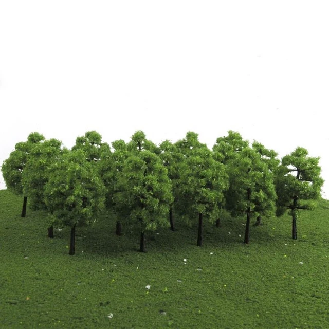 40 PCS MODEL Trees Train Railroad Diorama/Wargame Park-Scenery HO OO ...