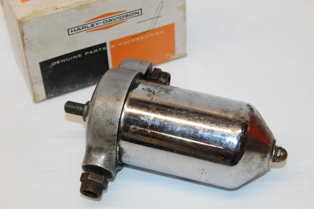 HARLEY-DAVIDSON PANHEAD EXTERNAL Oil Filter Knucklehead Shovelhead ...