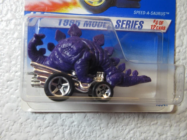 1995 MODEL SERIES Hot Wheels SPEED-A-SAURUS #345 voiture dinosaure ...