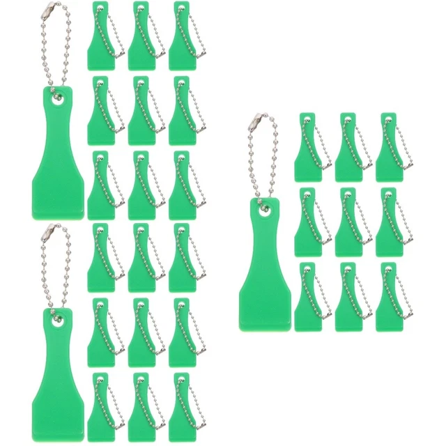 3 PACK TICKET Scratcher Tool Scrapper Plastic Card Scraper Green £18.85 ...