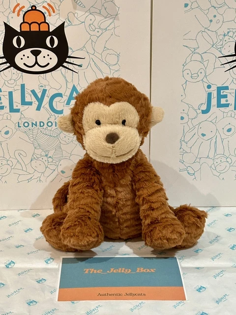 AUTHENTIC JELLYCAT FUDDLEWUDDLE Monkey 🐒 BNWT + Tag Protector *Rare* £ ...