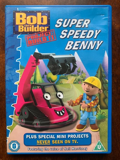 BOB THE BUILDER Super Speedy Benny DVD Pré-scolaire Enfants TV Cartoon ...