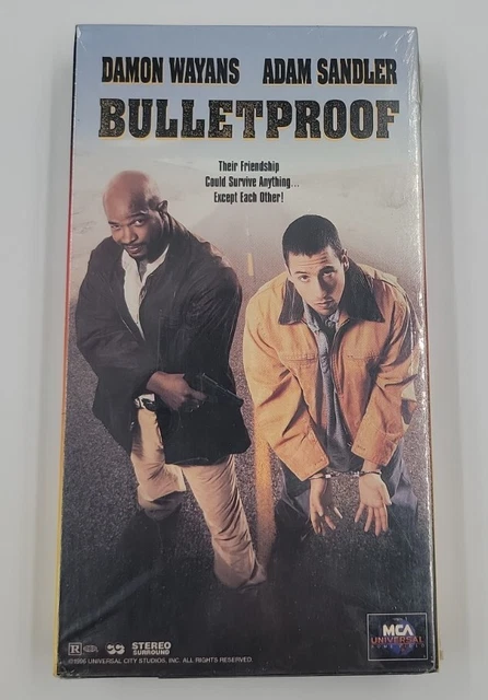 BULLETPROOF (VHS, 1997) Adam Sandler, Damon Wayans Action/Comedy Video ...