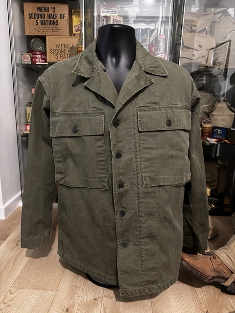 WW2 US ARMY 2nd pattern HBT Jacket Size 36R £146.32 - PicClick UK