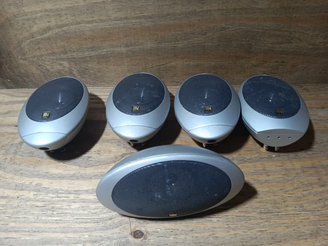 KEF UNI-Q SATELLITE Speakers 4xHTS1001 1xHTC1001 SurroundTheatre Stereo ...