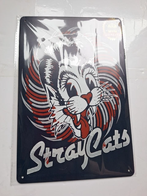 STRAY CATS METAL Sign Plaque Poster American Rockabilly FREE P&P £8.00 ...