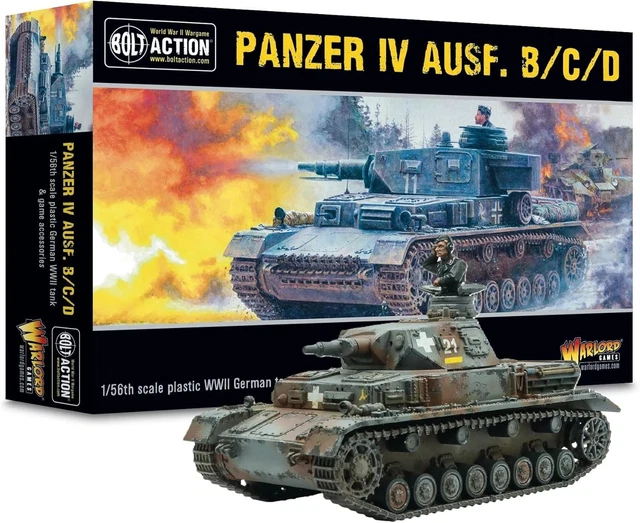 WARLORD GAMES , Bolt Action, Panzer IV Ausf. B/C/D £9.95 - PicClick UK