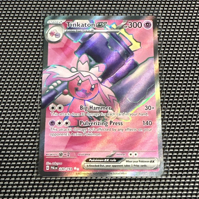 TINKATON EX 240/193 Paldea Evolved Full Art Ultra Rare NM/M Pokemon ...