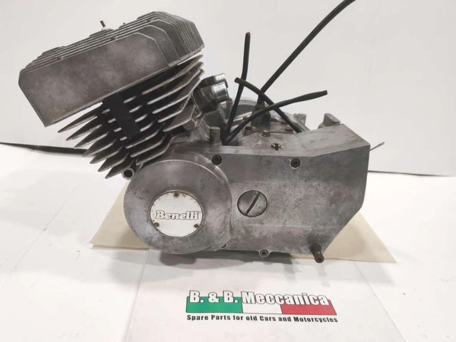 BLOCK ENGINE BENELLI Motobi Motorcycle Guzzi 2C 125 Cc Twin Cylinder ...