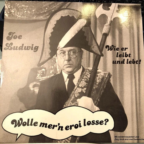 LP JOE LUDWIG Wie Er Leibt Und Lebt - Wolle Mern Eroi Losse? Medien ...