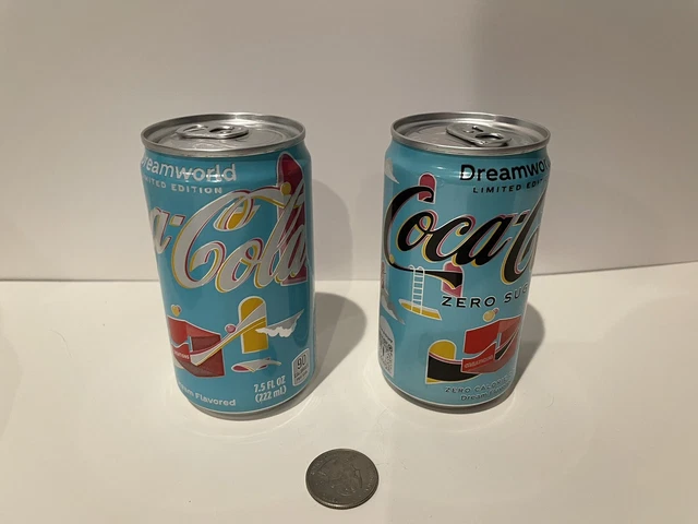 2-EMPTY LIMITED EDITION Coca-Cola Creations DreamWorld 7.5oz Mini Cans ...