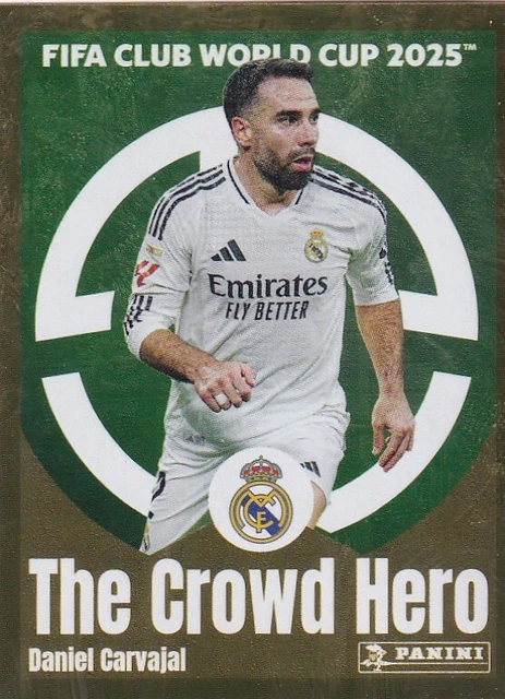 PANINI 2025 FIFA Club World Cup 25 Sticker No. 496 Daniel Carvajal ...