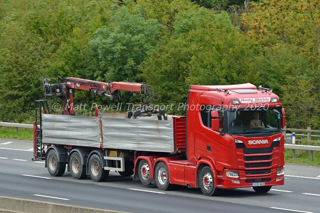 TRUCK PHOTO 12X8 - Scania S500 - Andy Webb - S500 WEB £7.50 - PicClick UK