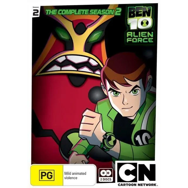BEN 10 ALIEN Force: The Complete Season 2 (Region 4 DVD) New Sealed ...
