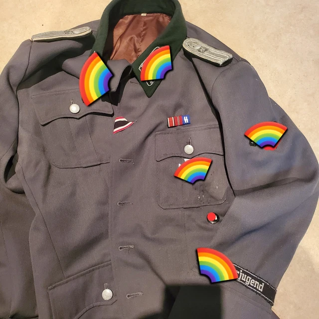 WW2 ELITE OFFICER Uniform German . 12th Unit. Tunic ,cap, Breeches ...