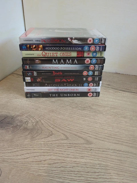 HORROR DVD BUNDLE X10- Collection- Job Lot £7.99 - PicClick UK