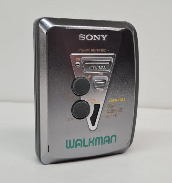 RETRO 1998 SONY WM-EX372 Walkman Personal Cassette Tape Player Battery ...