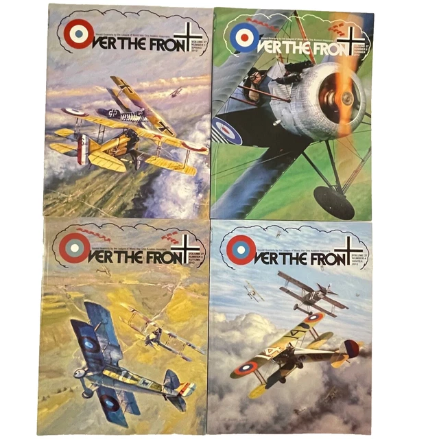 OVER THE FRONT vol 27 Complete year 2012 1 2 3 4 World War 1 Aviation ...