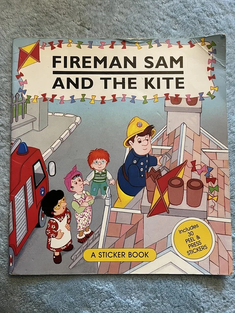 FIREMAN SAM AND the Kite Sticker Book used condition £55.55 - PicClick UK