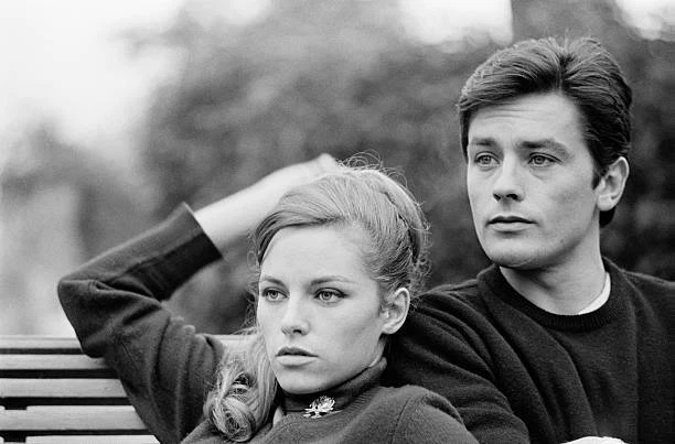 ALAIN DELON AND Wife Nathalie Delon In France 1960 OLD PHOTO 4 EUR 6,26 ...