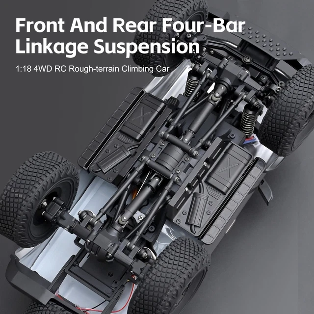 1:18 SCALE REMOTE Control Car 4WD Off Road Crawler Truck With Alloy ...
