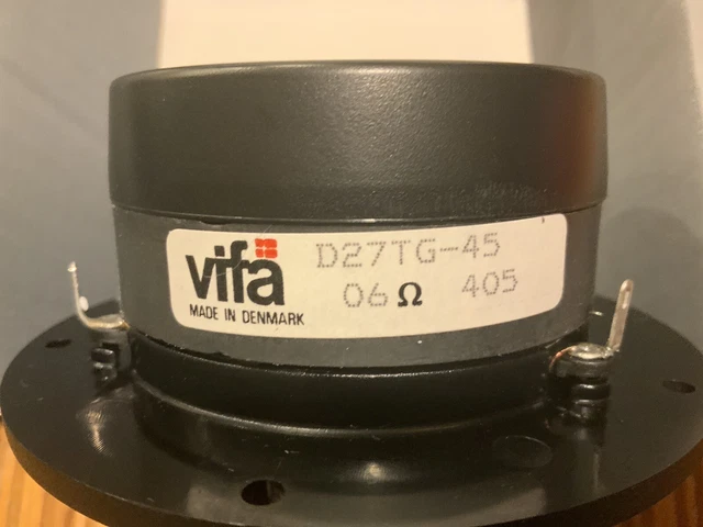 VIFA D27TG-45-06 GENUINE Speaker Tweeter Peerless Speakers d27tg-35 06 ...