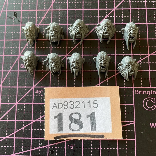 OGOR MAWTRIBES GLUTTONS Heads Ogres Warhammer AOS Conversion Spares Bits x 11 £5.99 - PicClick UK