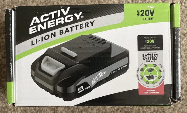 FERREX ACTIV ENERGY 20V 2.0Ah 37WH Battery Li-Ion - NEW SEALED £21.47 ...