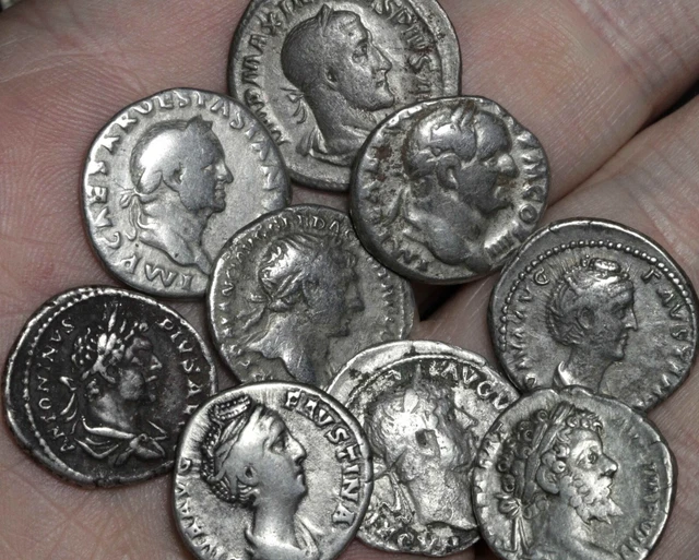 GENUINE ANCIENT ROMAN Empire Silver Denarius Coin | Choice Fine ...