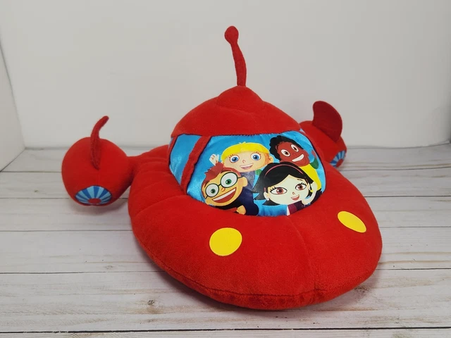 DISNEY LITTLE EINSTEINS Plush Pat Pat Rocket Ship Red Toy Leo June ...